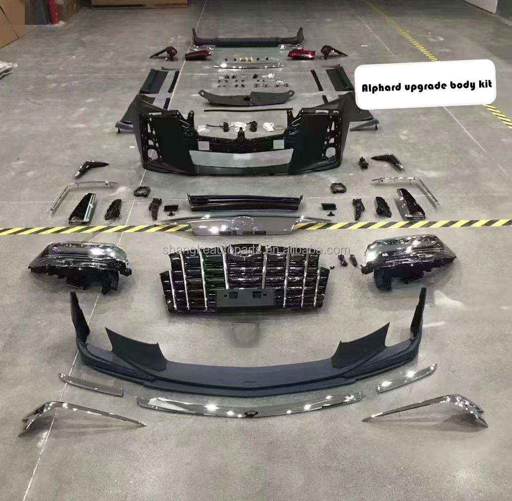 2021 Alphard Body Kit: Upgrading 2015-2016 Alphard To 2021 Facelift ...