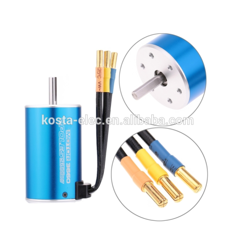 3660 2600kv 4p Brushless Motor And A 80a Brushless Electric Speed ...