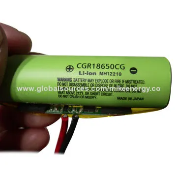 Li-ion Battery Pack For Cgr18650cg Cell, Pcm And 2,250mah Capacity ...