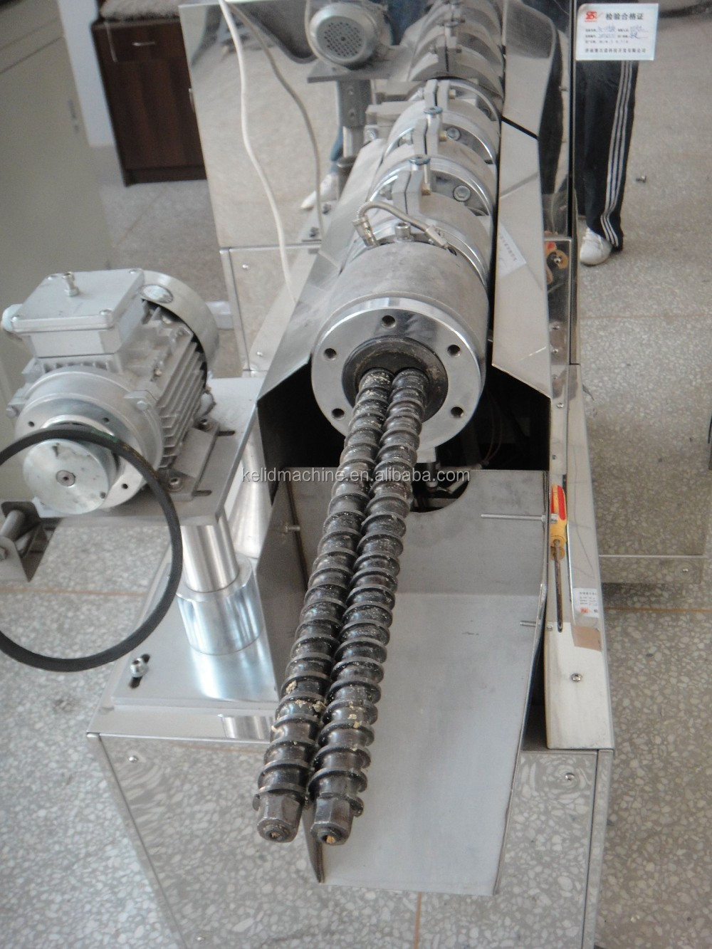 Lab Scale Twin Screw Test Extruder For Food And Feed Processing, High ...