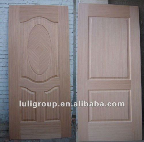 Engineered Teak And Oak Veneer Faced Mdf/ Hdf Door Skin, High Quality ...