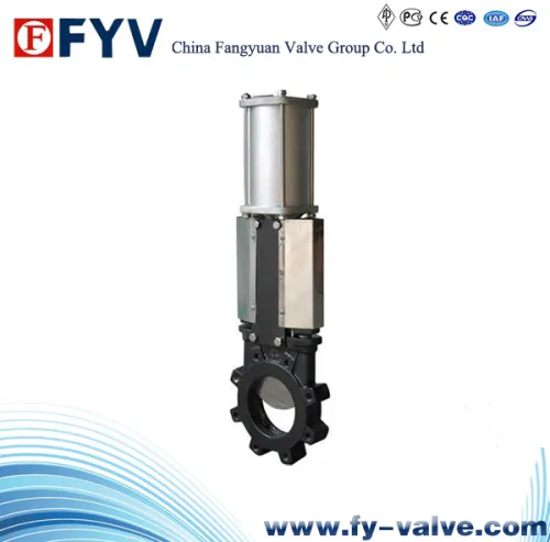 Lug Knife Gate Valve (pneumatic), High Quality Lug Knife Gate Valve ...