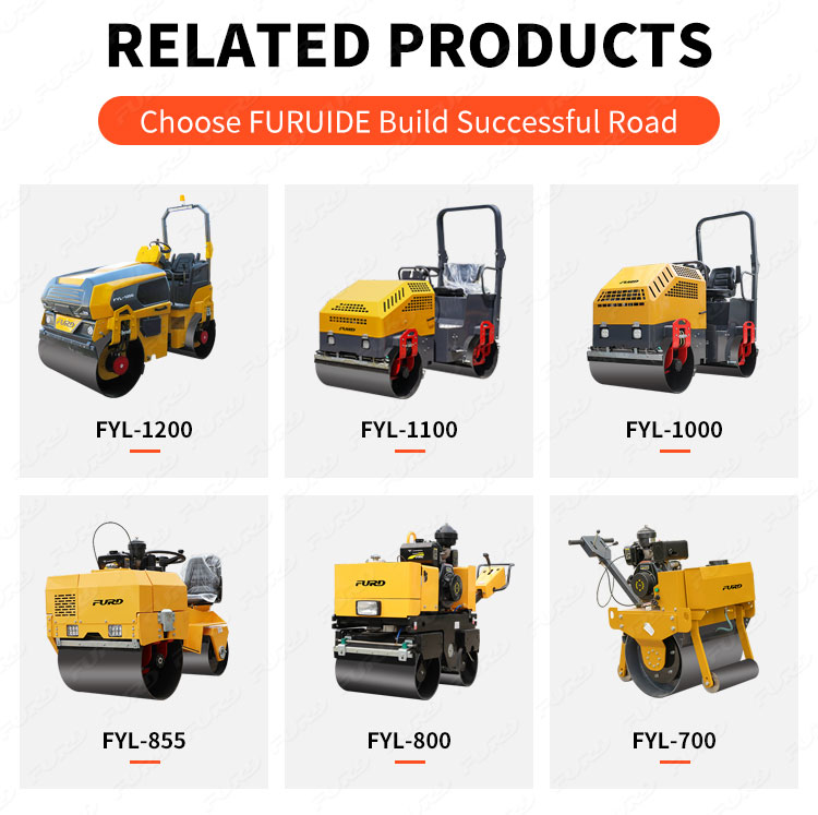 8ton Single Drum Roller Used For Earthwork Compaction Fyl-d208, High ...