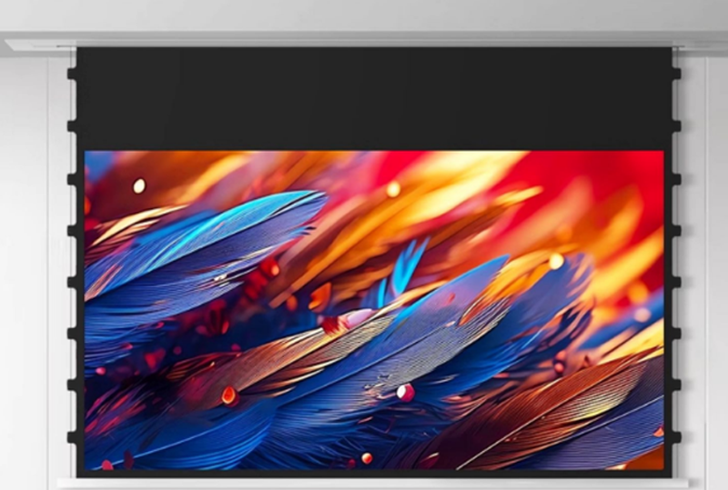 Remote Lift Projection Electric In-ceiling Screens, High Quality Remote ...