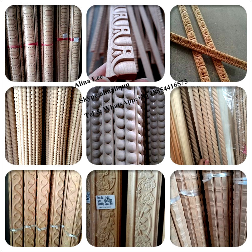 Solid Wood Carved Moulding And Trim For Furniture And Cabinets, High ...