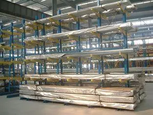 Durable Blue Powder Coating Cantilever Racking Systems For, High ...