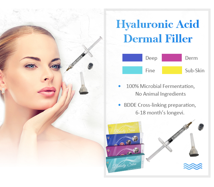 Hyaluronic Dermal Filler 2ml Ha Gel Lip Injection, High Quality ...