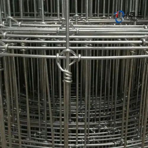 Galvanized Hinge Joint Wire Mesh Livestock Field Fence, High Quality ...
