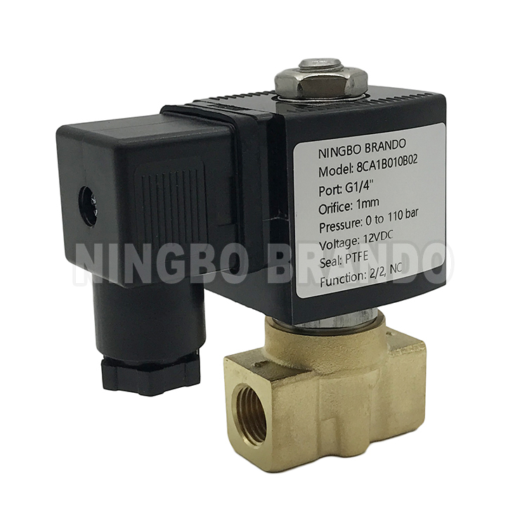 120 bar High Pressure Solenoid Valve 220V 110V China Manufacturers Suppliers Factory Exporter