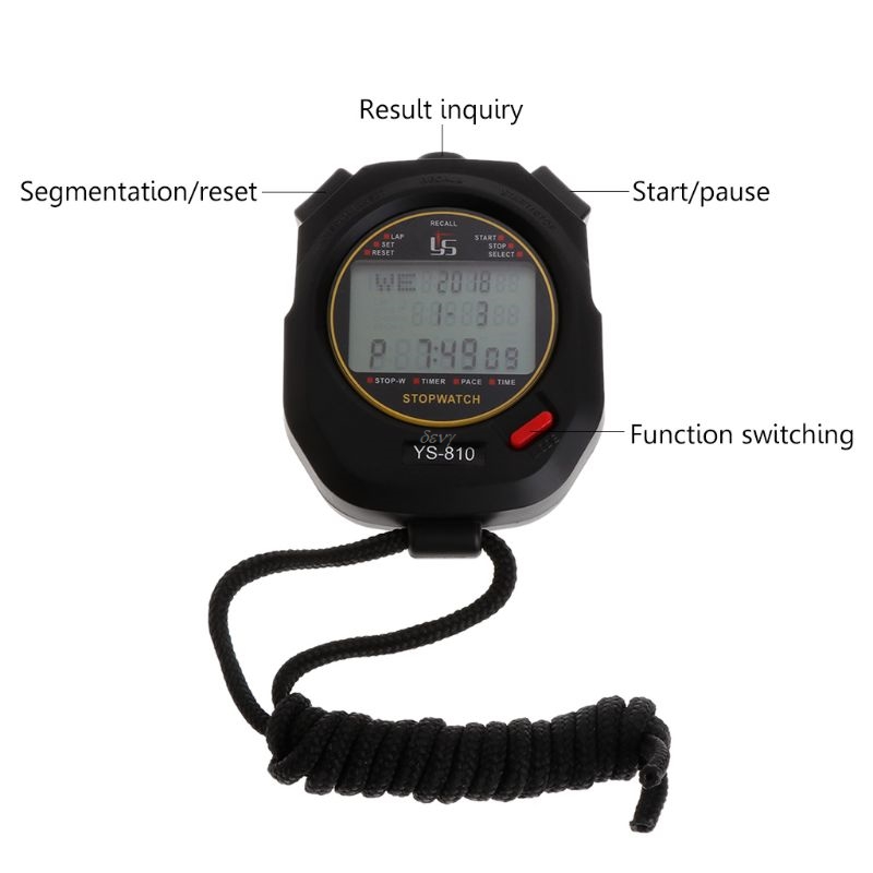 Professional Handheld Timer Digital Stopwatch 10/30/60/100 Tracks ... Professional Handheld Timer Digital Stopwatch 10/30/60/100 Tracks ...