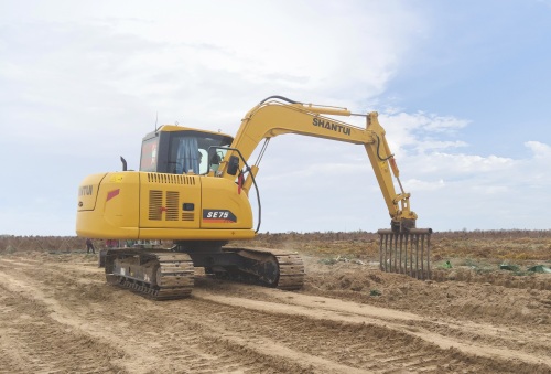 Shantui 8ton 유압 미니 굴삭기 Se75, Bossgoo.com의 고품질 Shantui 8ton 유압 미니 굴삭기 Se75