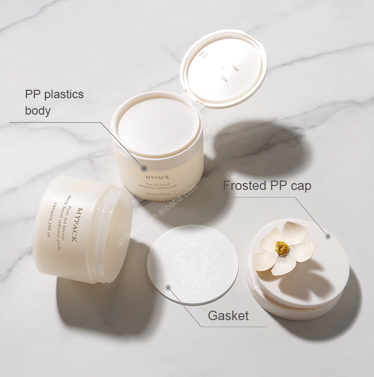 Mypack Matte Finish 100ml Round Pp Plastic Containers With Flip Top Cap ...