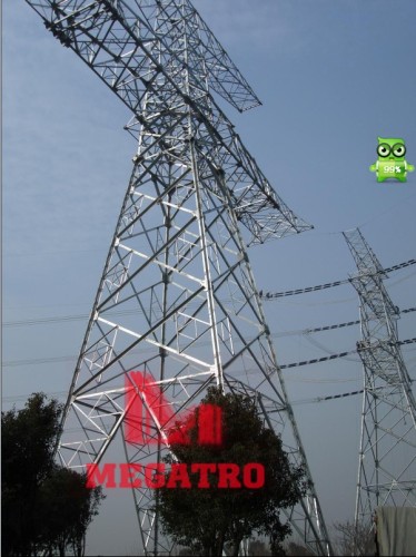 800kv Power Transmission Line Angular Steel Tower, High Quality 800kv ...