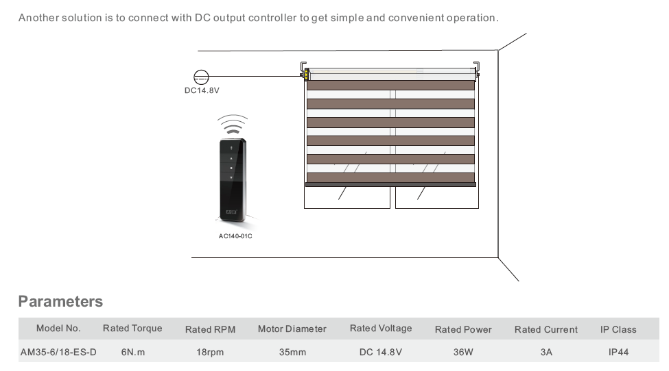 Am35 헬리컬 기어 외부 배터리 Roman Blind Motor, Bossgoo.com의 고품질 Am35 헬리컬 기어 외부 ...