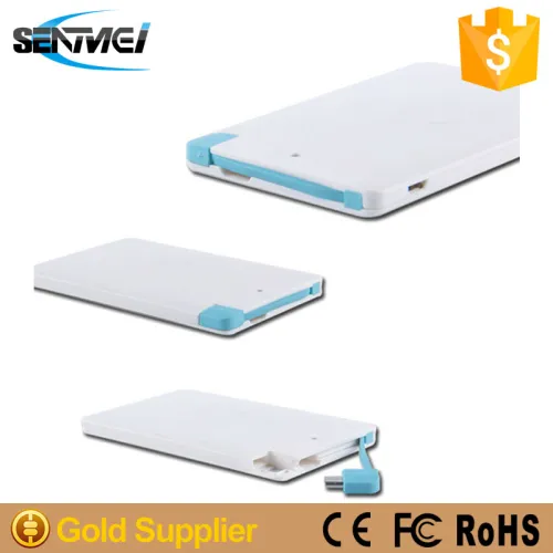 2500mah Card Power Bank With Aluminium Alloy Shell From Trade Assurance ...