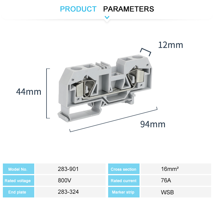 Spring Cage terminal blocks China Manufacturers Suppliers Factory Exporter