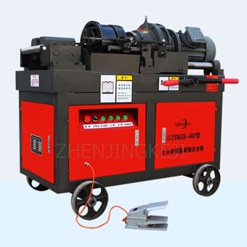 7.5kw Rebar Thread Rolling Machine Threading Machine Fully Automatic Peeling Straight Thread ...