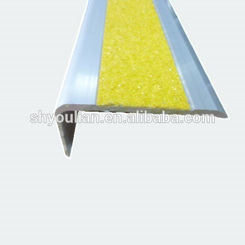 Carborundum Insert Aluminum Stair Nosing, High Quality Carborundum ...