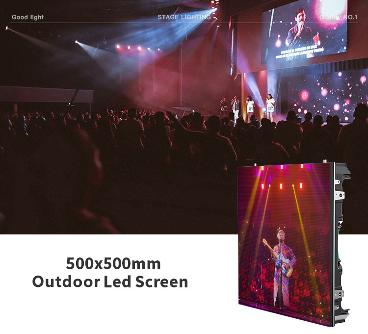 Outdoor Giant Stage Led Video Wall Rental - 500x500mm P1.95 P2.6 P2.9 ...