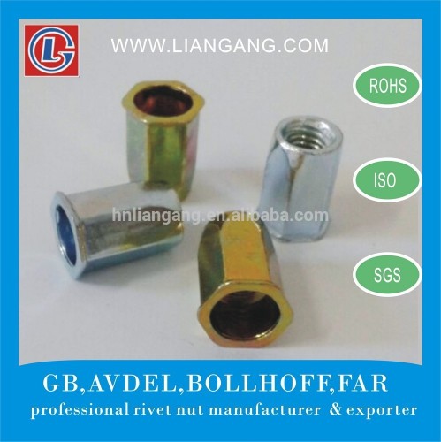 Hexagon Sheet Metal Rivet Nut M3~m12, High Quality Hexagon Sheet Metal ...
