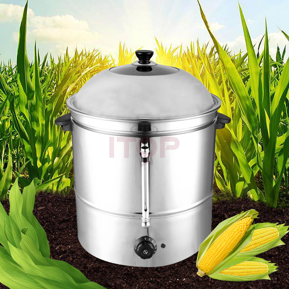 48l Stainless Steel Steam Cooker Corn Barrel With Heat Preservation ...