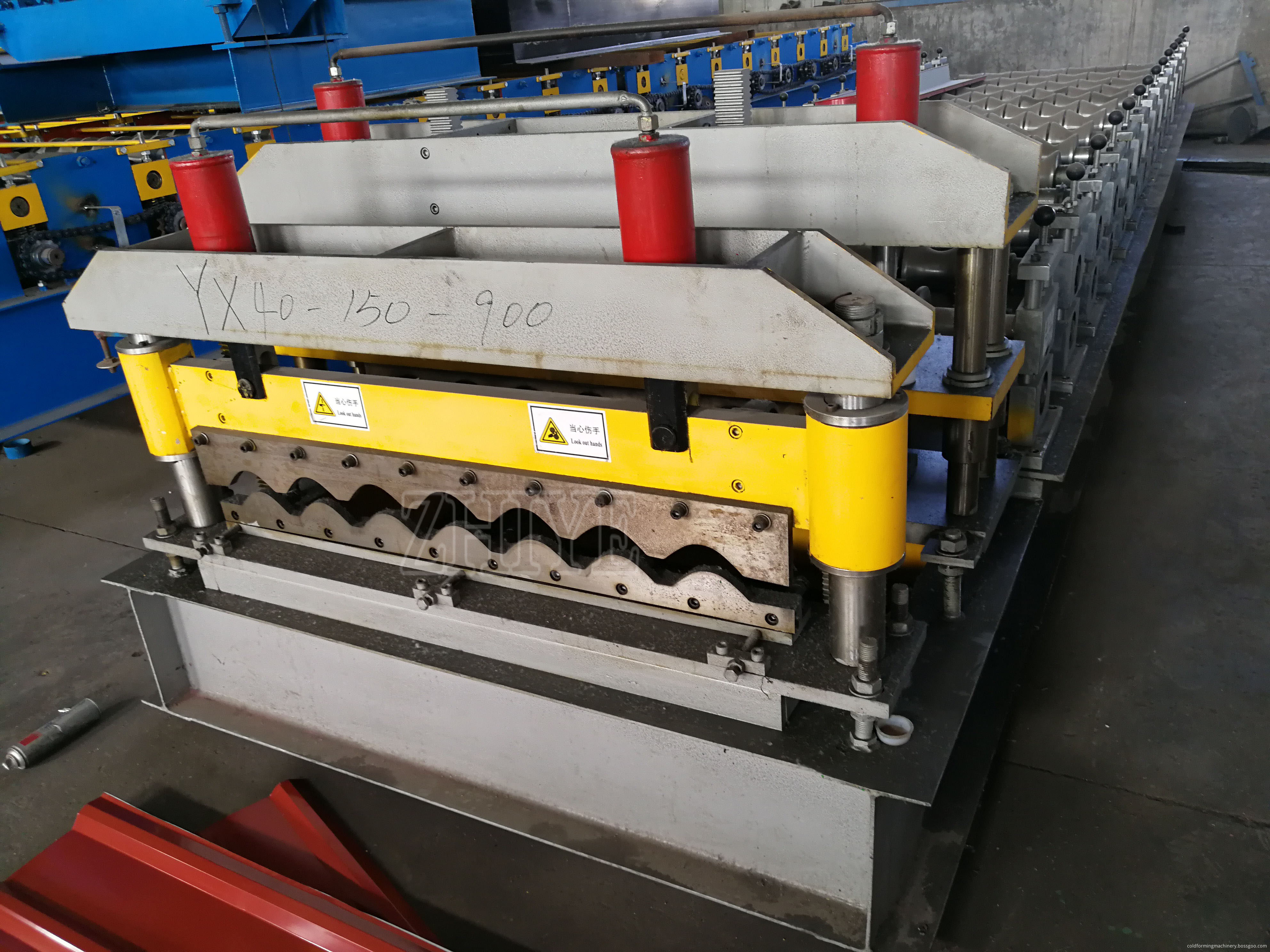 Steel Profile Glazed Roofing Tile Roll Forming Machine คุณภาพสูง Steel ...