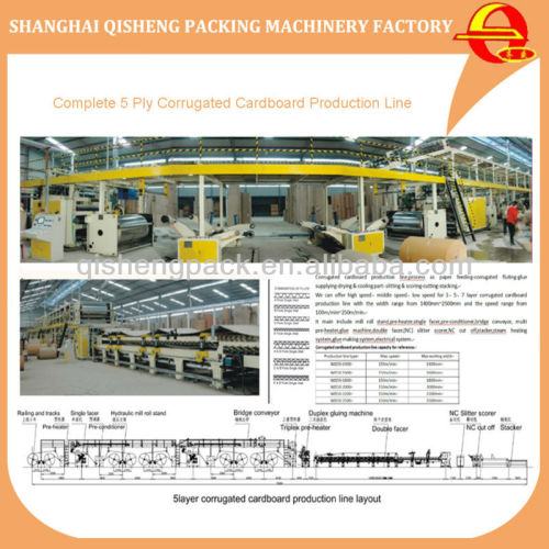 Automatic Corrugated Cardboard Manufacturing Machine, High Quality ...