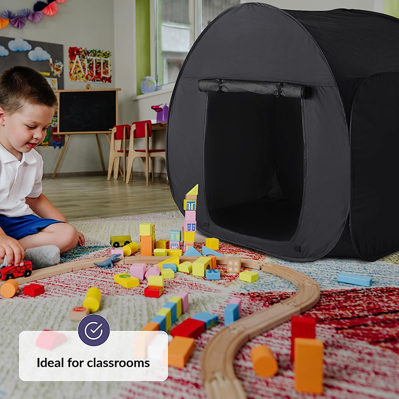 Portable Blackout Teepee: Easy Build Sensory Therapy Tent For Kids ...
