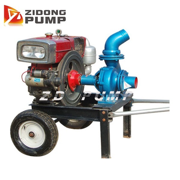 Diesel Engine Driven Horizontal Mixed Flow Pump For Farm Irrigation ...