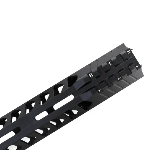 Tactical Free Float Mlok Handguard Picatinny Rail Square Mouth For Ar ...