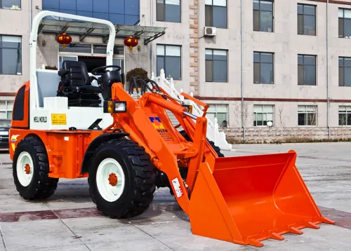 Electronic Control Wheel Loader 1.2ton, High Quality Electronic Control ...