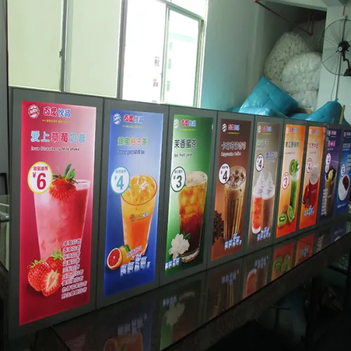 Light Up Menu Menu Signs Menu Display Fast Food Menu Board Menu Light ...
