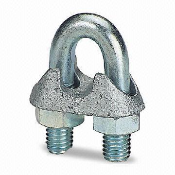 European Type Malleable Wire Rope Clip With Zinc Plating, High Quality ...
