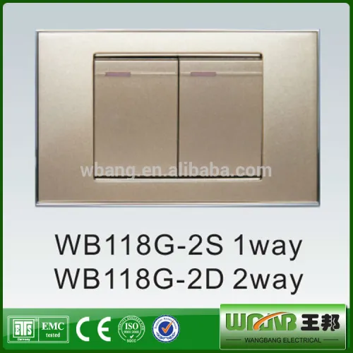 Two Gang One Way Two Way Switch Function, High Quality Two Gang One Way ...
