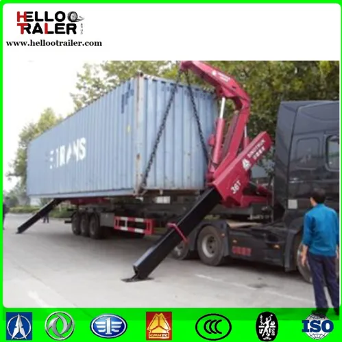 20ft & 40ft Container Side Loader Trailer, High Quality 20ft & 40ft ...