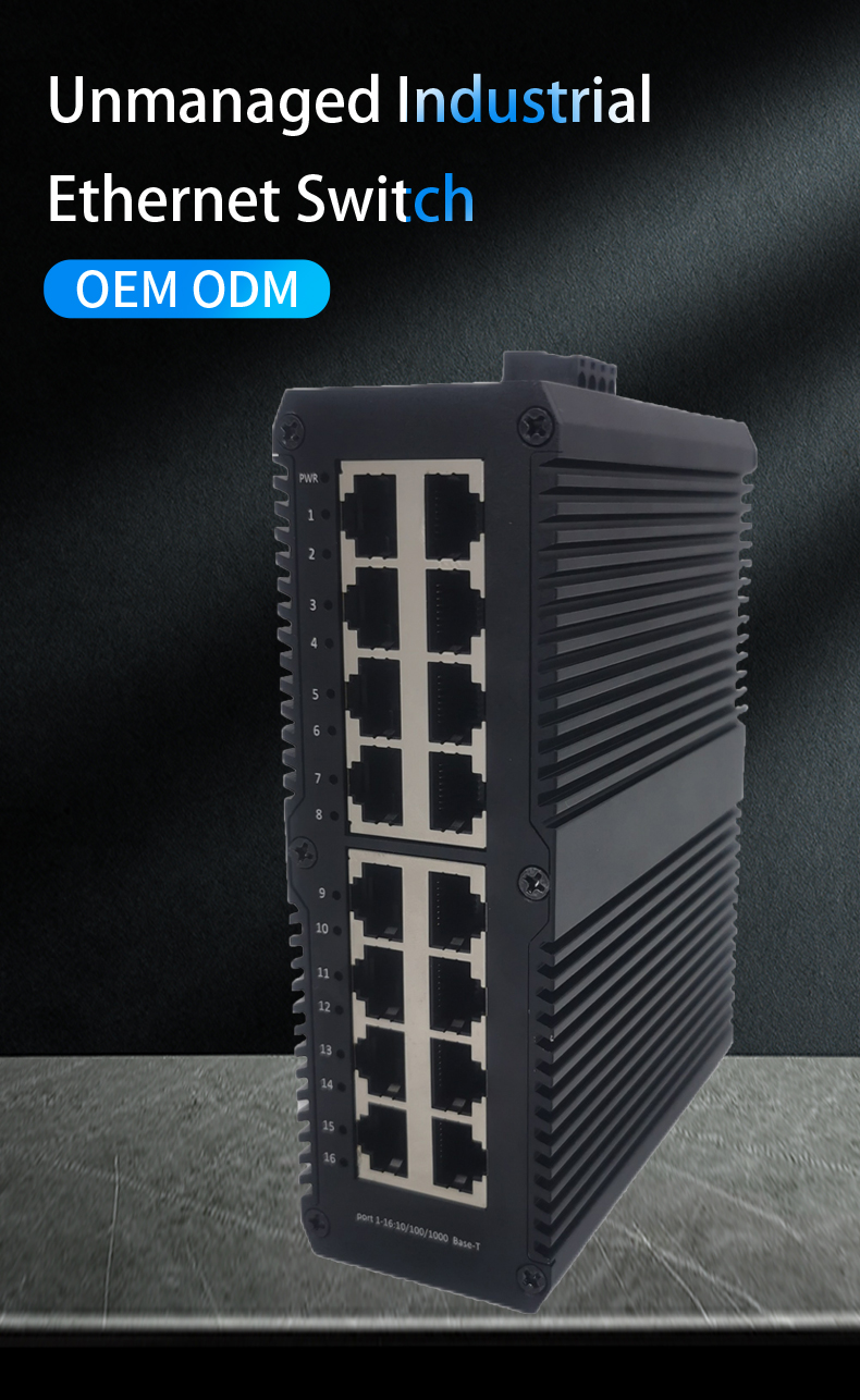 Industrial Ethernet Switch 16 Ports Fiber Optic Din Rail, High Quality ...