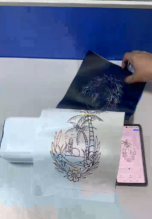 Tik Tok Mobile Bluetooth Mini Wireless Portable Inkless A4 Thermal ...