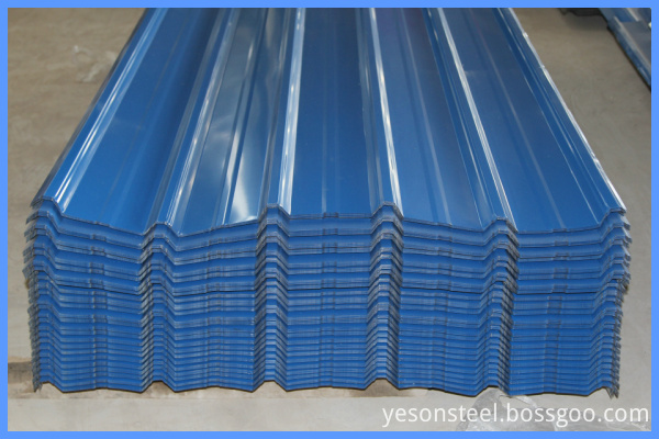 Prepainted Corrugated Metal Roofing Sheet, High Quality Prepainted ...
