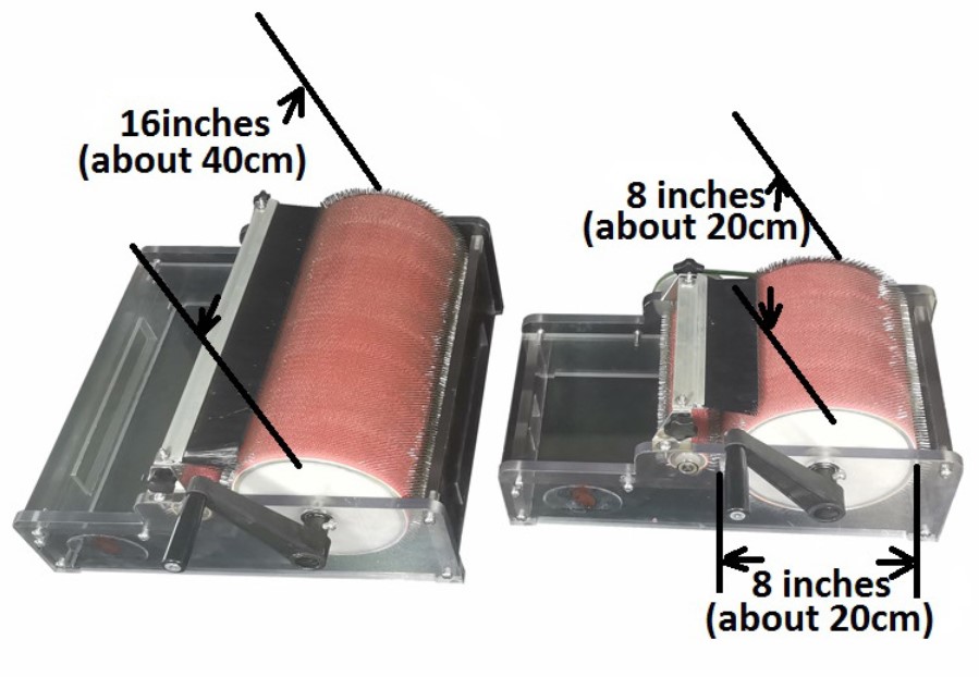 Manual Hand Drum Carder Wool Fiber Blending Carding Machine, High ...