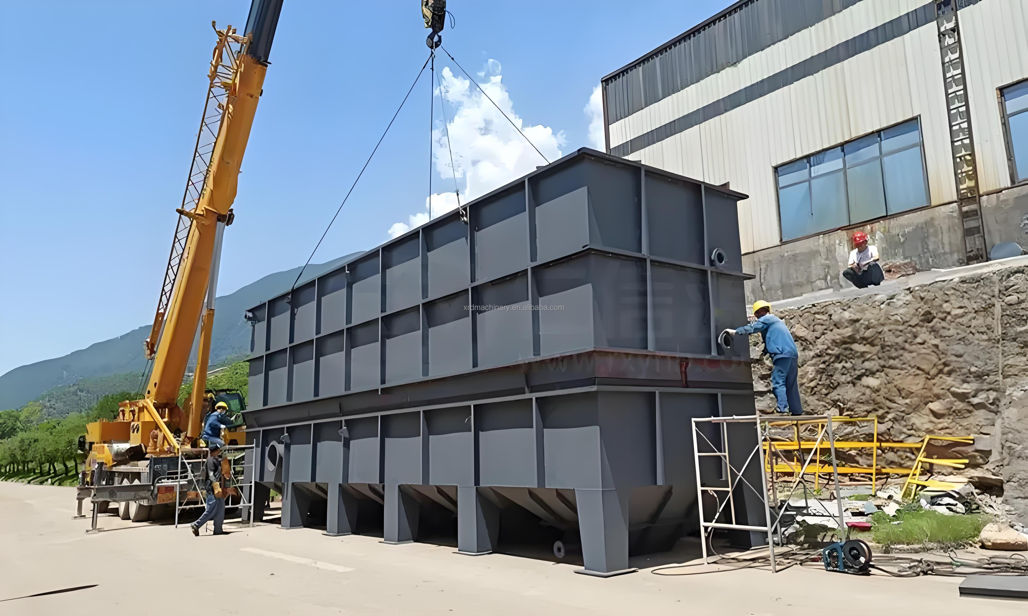 Skid-mounted Containerized Inclined Plate Settler Clarifier For ...