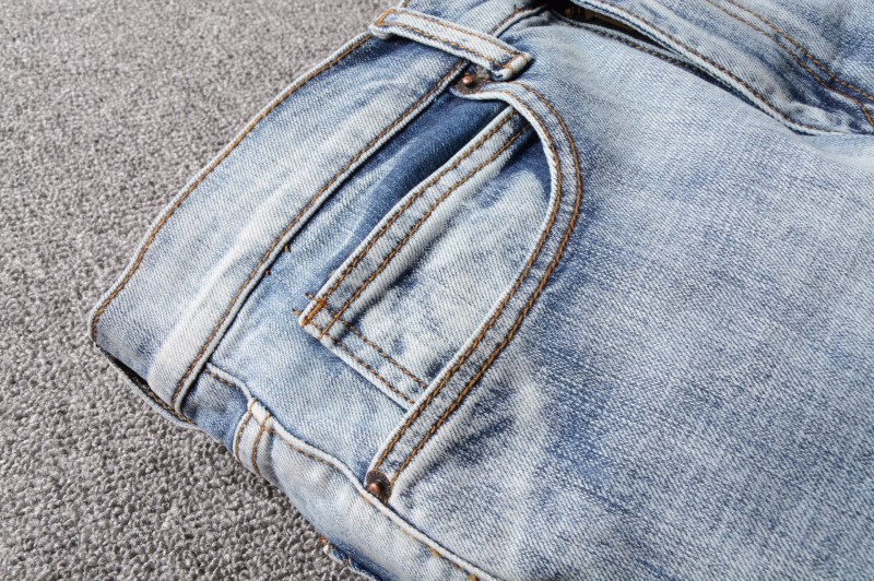 Men's Gradient Color Pencil Jeans, High Quality Men's Gradient Color ...