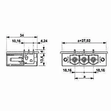 Connector Plug-in Terminal Block With 1,000v Voltage, 40a Large Current ...
