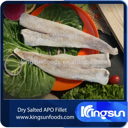 Pbo Frozen Salted Alaska Pollock Fillet Boneless, High Quality Pbo ...