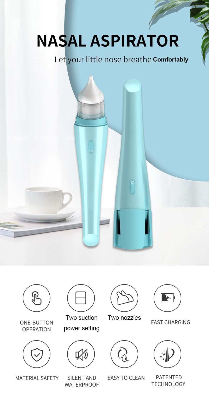 Rechargeable Baby Nasal Aspirator Booger Remover For Kids, High Quality ...