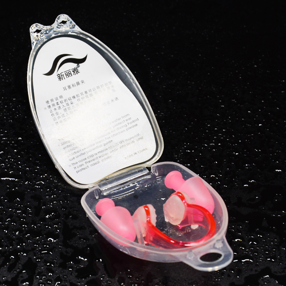 Swimming Inner Nose Ear Plugs Silicone Clips Nose Inner Clip Waterproof ...