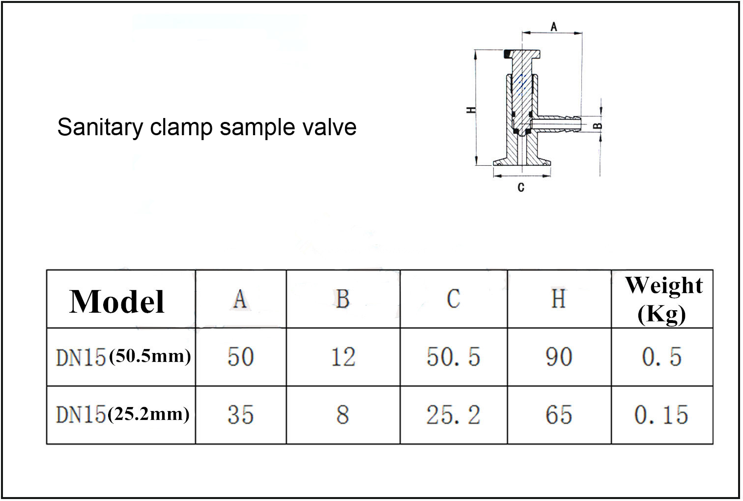 Sanitary Clamped Sample Valves, High Quality Sanitary Clamped Sample ...