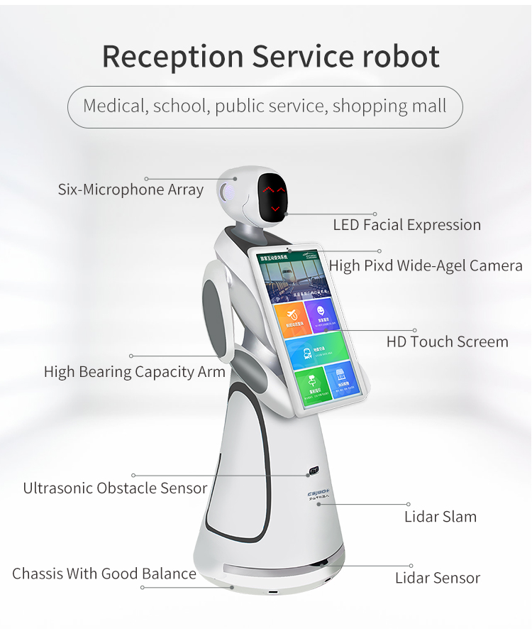 Auto-charge Android Touch Screen Robot With Laser Navigation, High ...