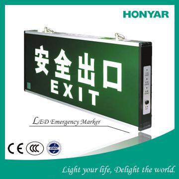 Two Sides Lifting Led Exit Sign Light Flame Retardant, High Quality Two ...