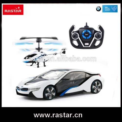 Rastar Authorized 1:14 Bmw Model Rc Toy Car With Helicopter Kit, High ...
