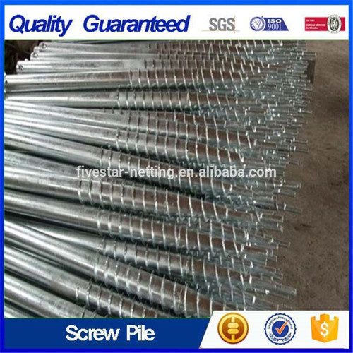 Ground Piling Fundation/ Screw Piling In China, High Quality Ground ...
